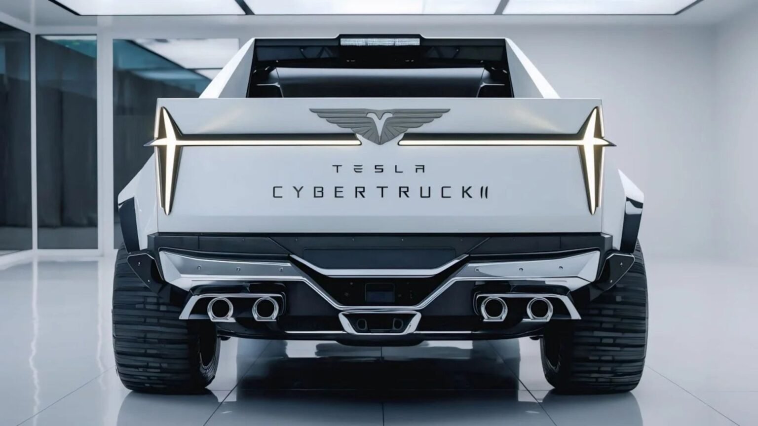 Tesla Cybertruck Pickup: First Look at Futuristic Design, High-Tech ...